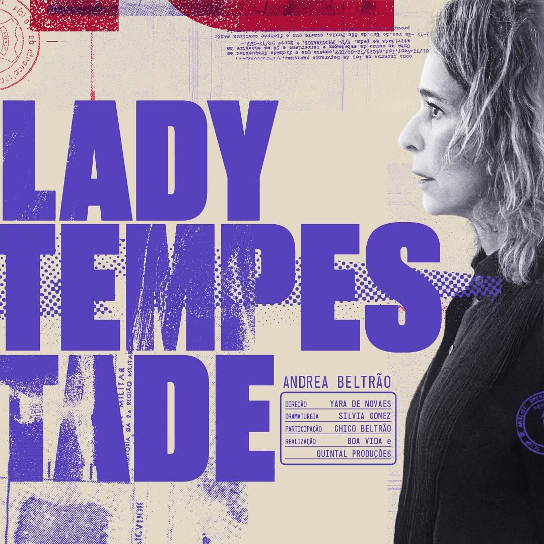 Lady Tempestade, com Andréa Beltrão, no Teatro Poeira | Riotur.Rio