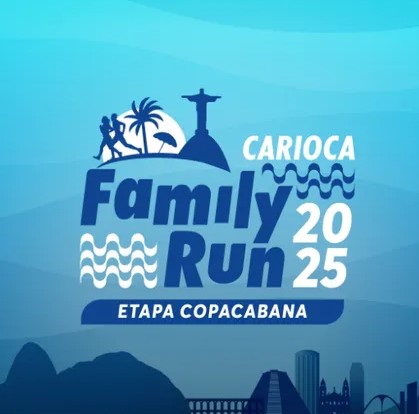 Carioca Family Run acontece em agosto na Praia de Copacabana
